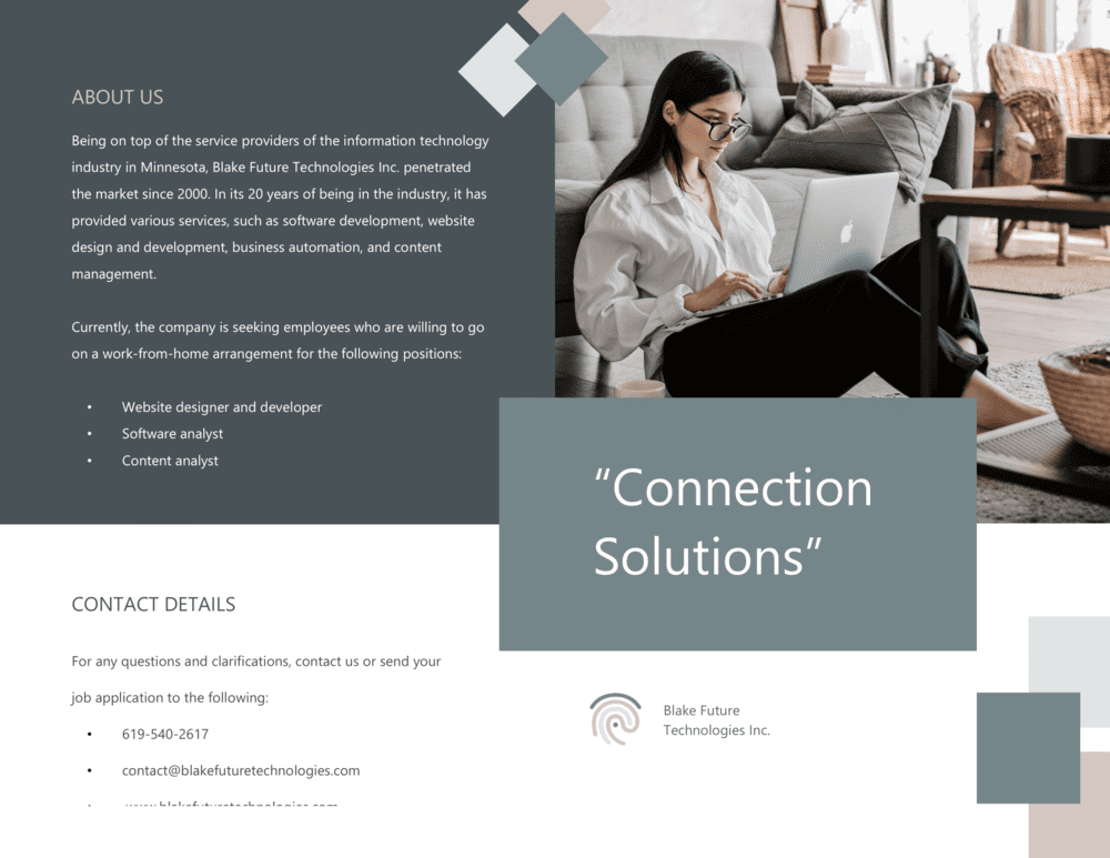 Plantillas de dípticos bonitas y creativas 【Descargar】