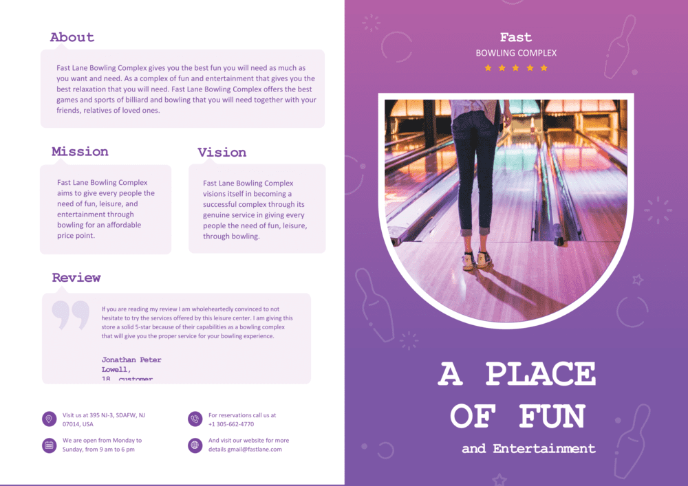 Plantillas de dípticos bonitas y creativas 【Descargar】