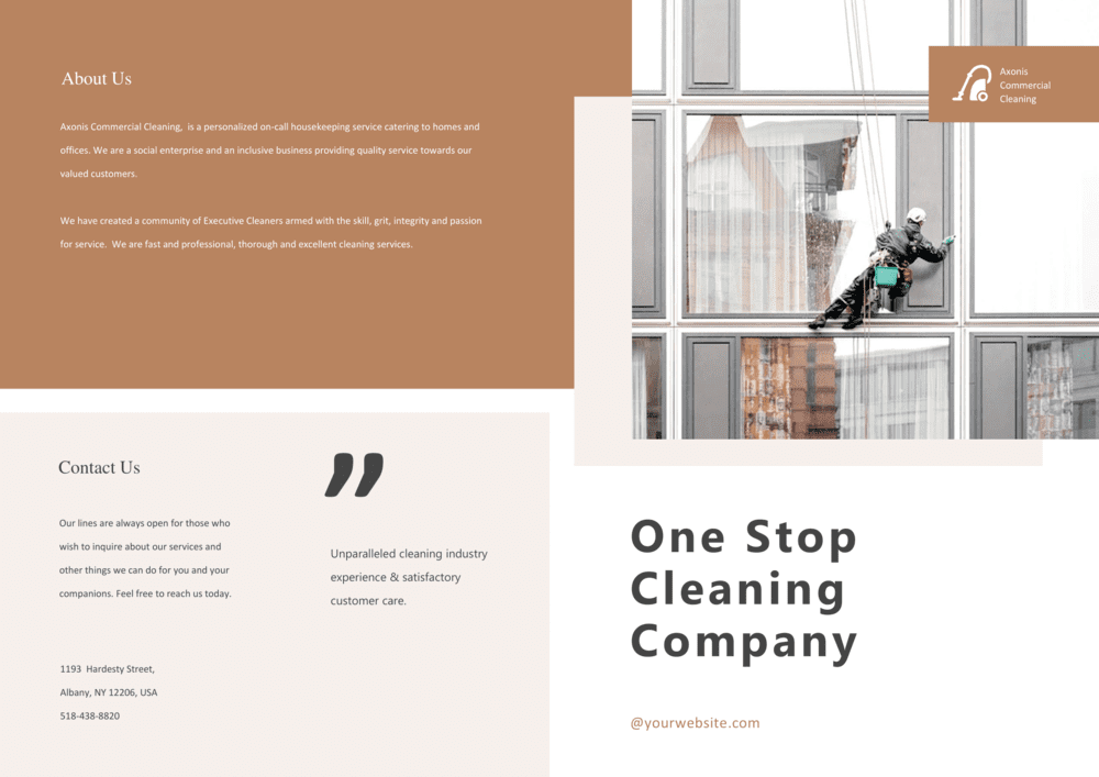 Plantillas de dípticos bonitas y creativas 【Descargar】