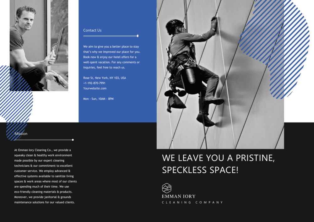 Plantillas de dípticos bonitas y creativas 【Descargar】