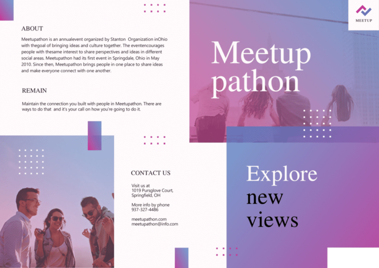 Plantillas de dípticos en Word gratuitas 【Descargar】